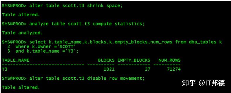 Oracle高水位线HWM降低技巧 - 知乎