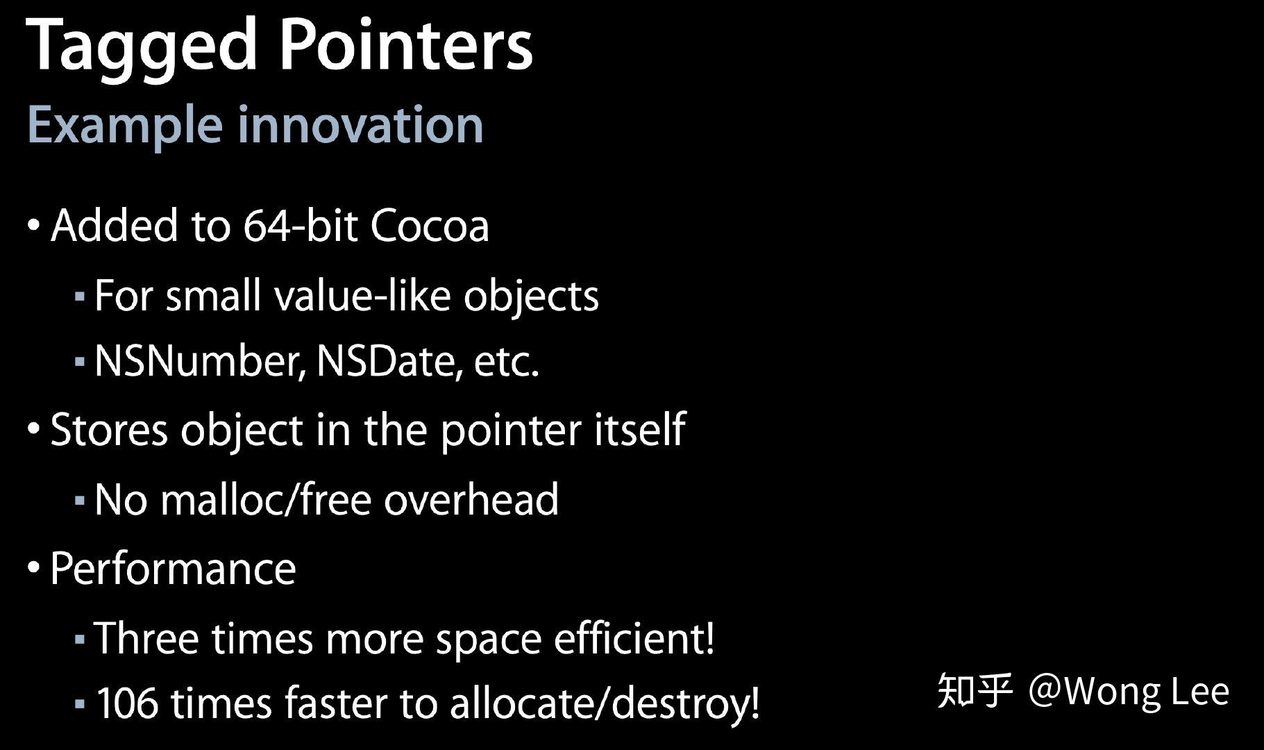 内存管理之Tagged pointer - 知乎
