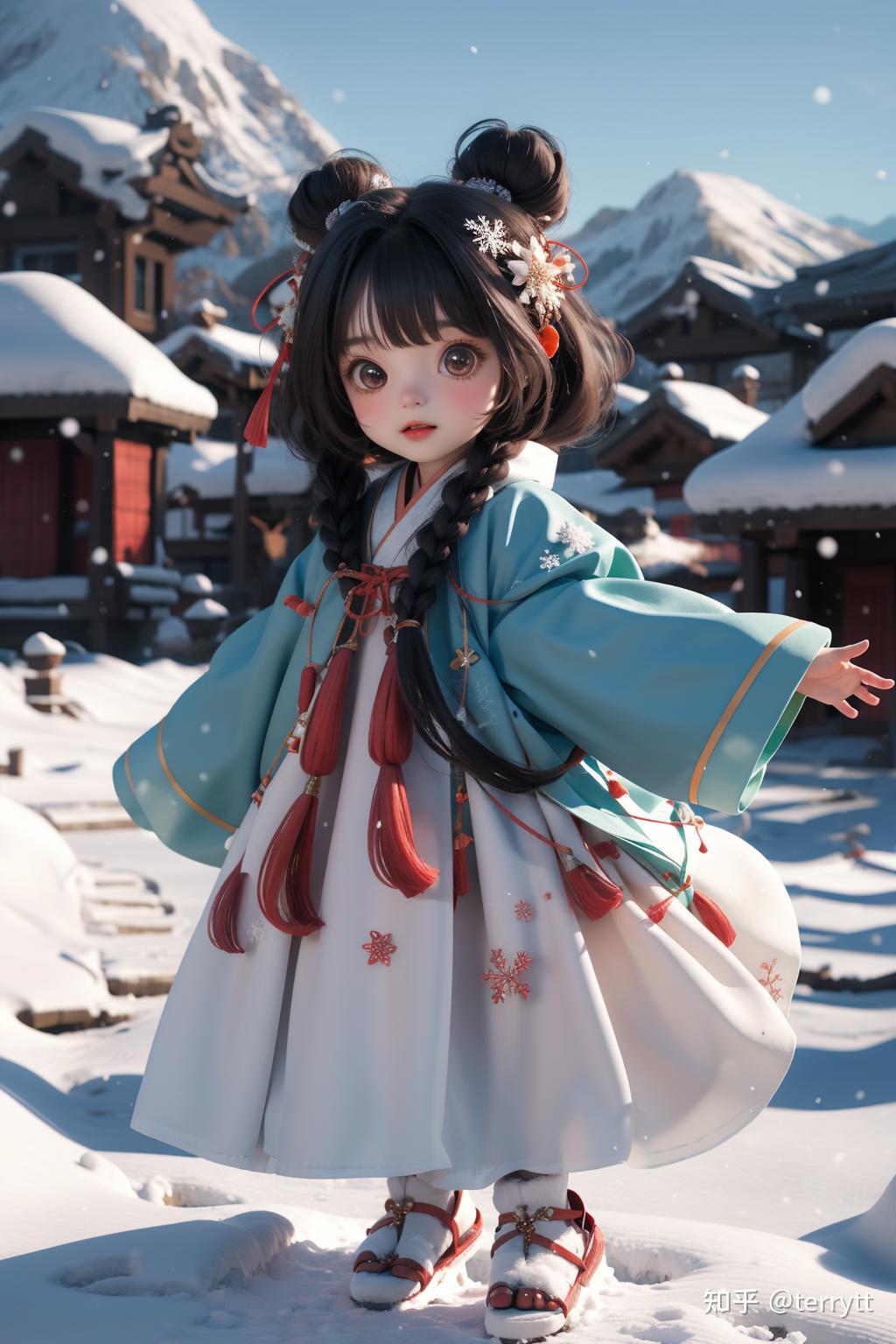Q版国风萌玩 Chinese style cute doll Lora 展示 - 知乎