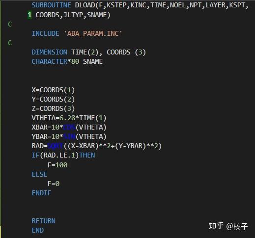 ABAQUS子程序DLOAD - 知乎