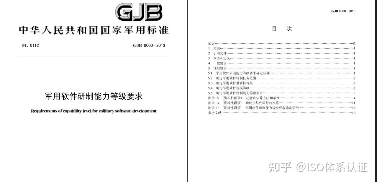GJB 5000A、GJB 8000和GJB 9001C三者到底叫什么和区别 - 知乎