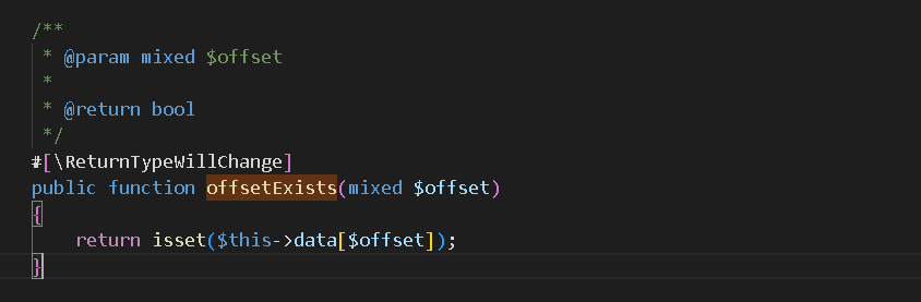PHP错误ArrayAccess::offsetExists(mixed $offset): bool - 知乎