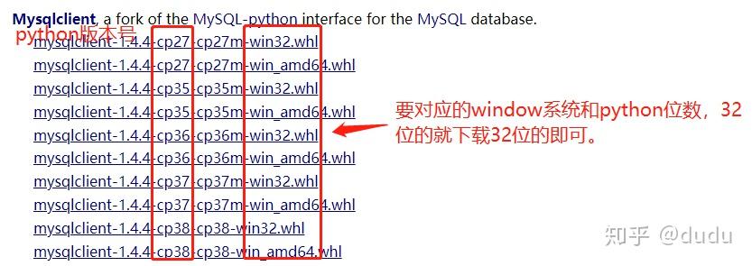 Python 38下 安装mysqlclient 知乎