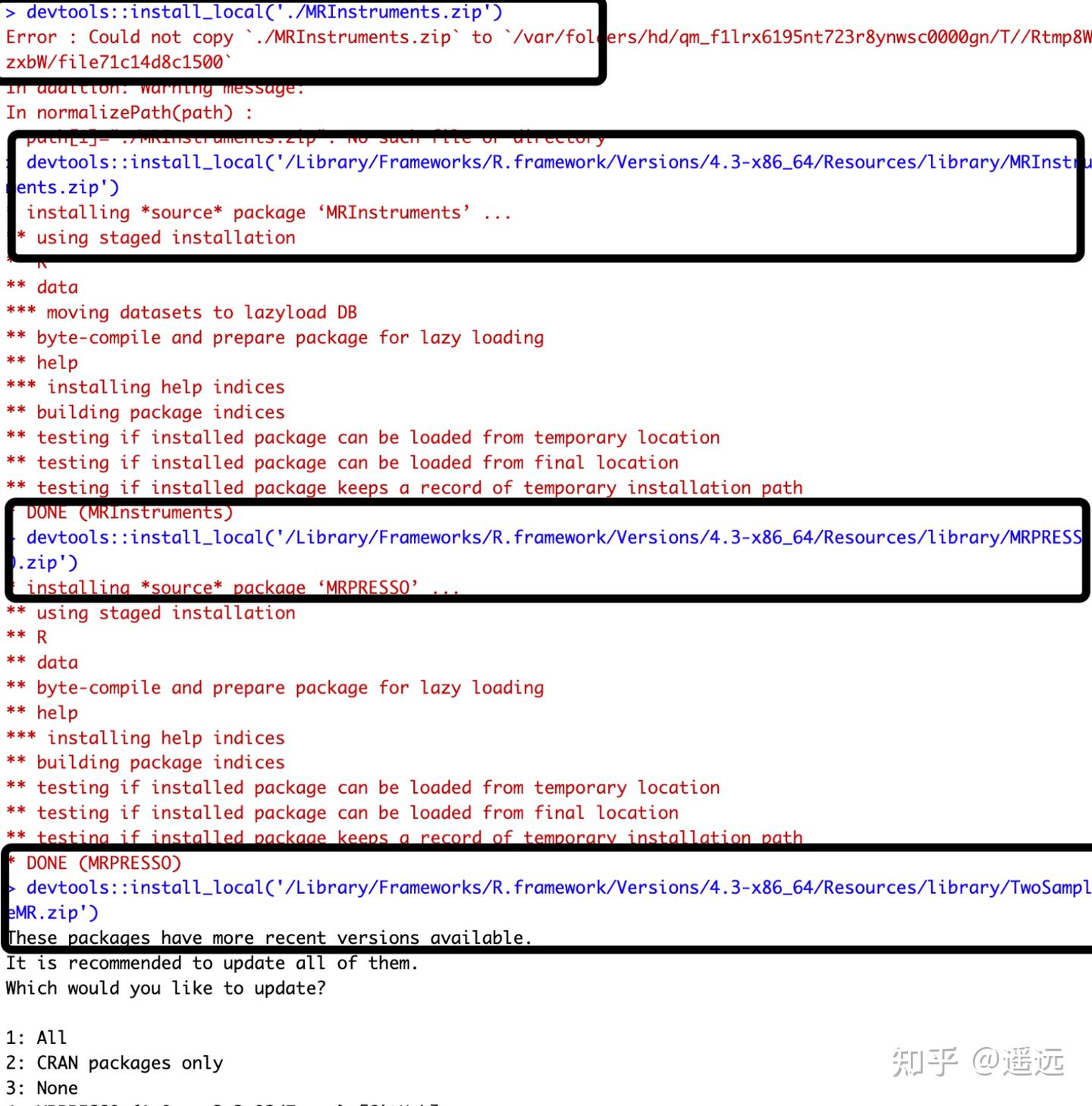 mac版Rstudio安装TwoSampleMR总结（个人版） - 知乎