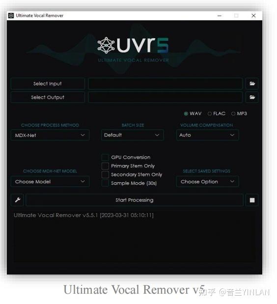 音乐制作新时代：探索图形界面下的先进音乐分离模型 —— Ultimate Vocal Remover 5 - 知乎
