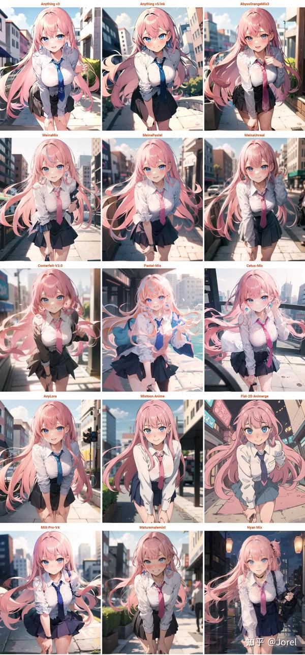 12款Stable Diffusion人气推荐卡通动漫模型出图对比 - 知乎