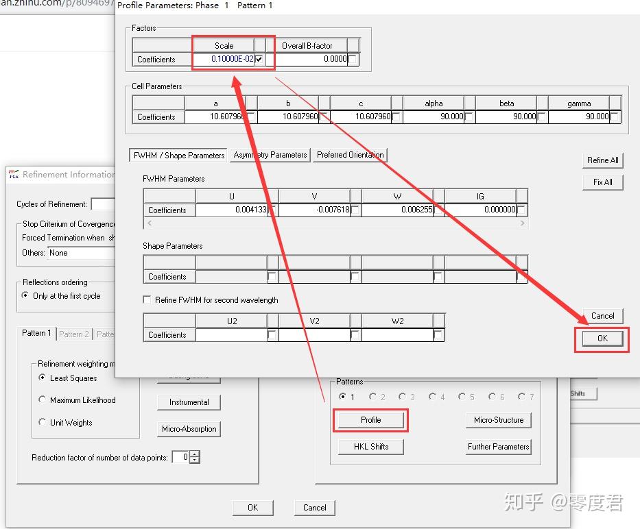 使用FullProf进行XRD精修的简单教程 - 知乎