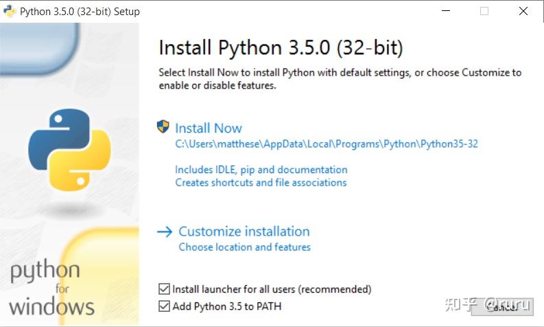 安装并配置python 知乎 