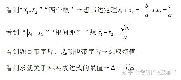 24考研管综数学 | 搞定系列（十）：韦达定理 - 知乎