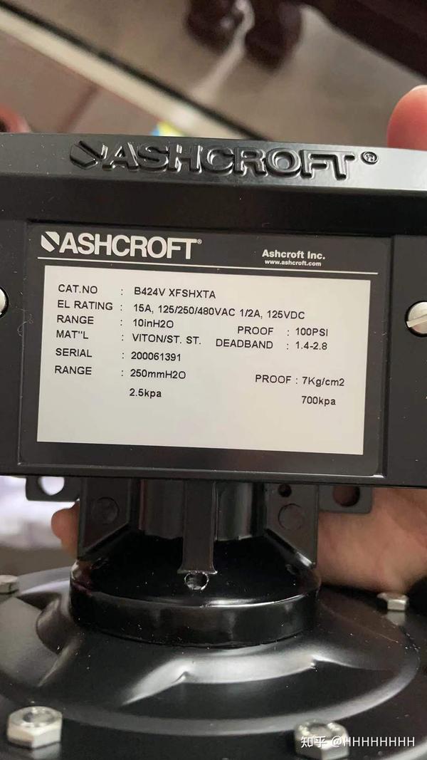 ASHCROFT 压力开关 - 知乎