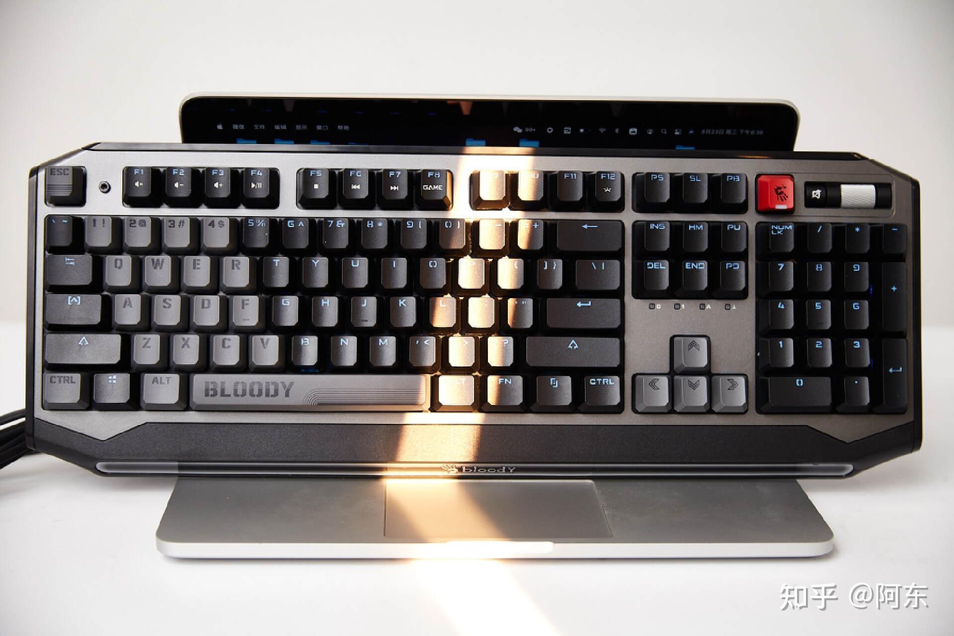 选择要谨慎，双飞燕血手幽灵B980外星球光轴机械键盘，用了就回不去啦 - 知乎