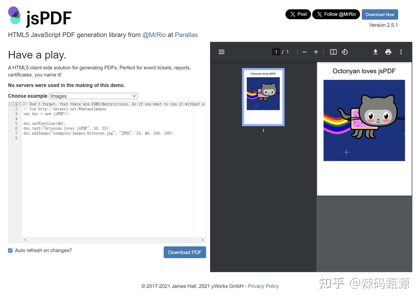 用 jsPDF 让 PDF 生成触手可及 - 知乎