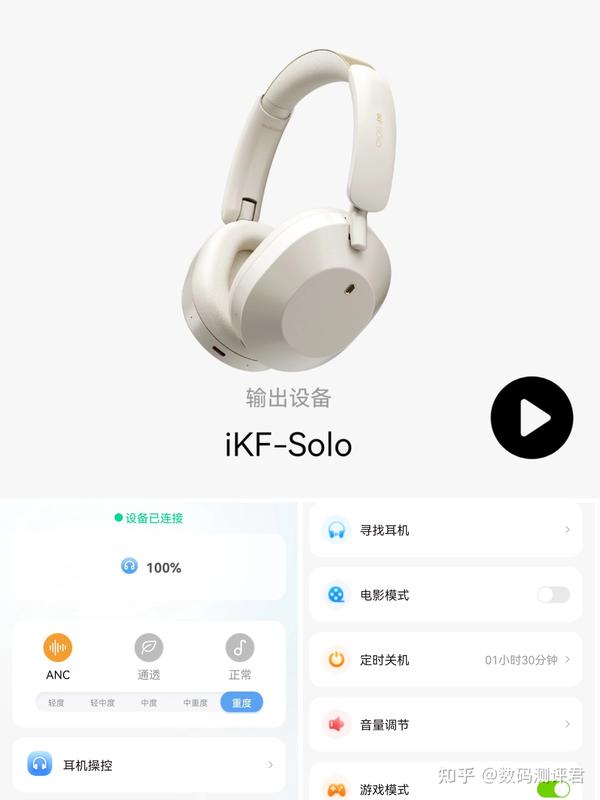 学生党/上班族都适用的蓝牙耳机推荐，iKF Solo、索尼XM5两款头戴式降噪耳机，哪款更具性价比？ - 知乎