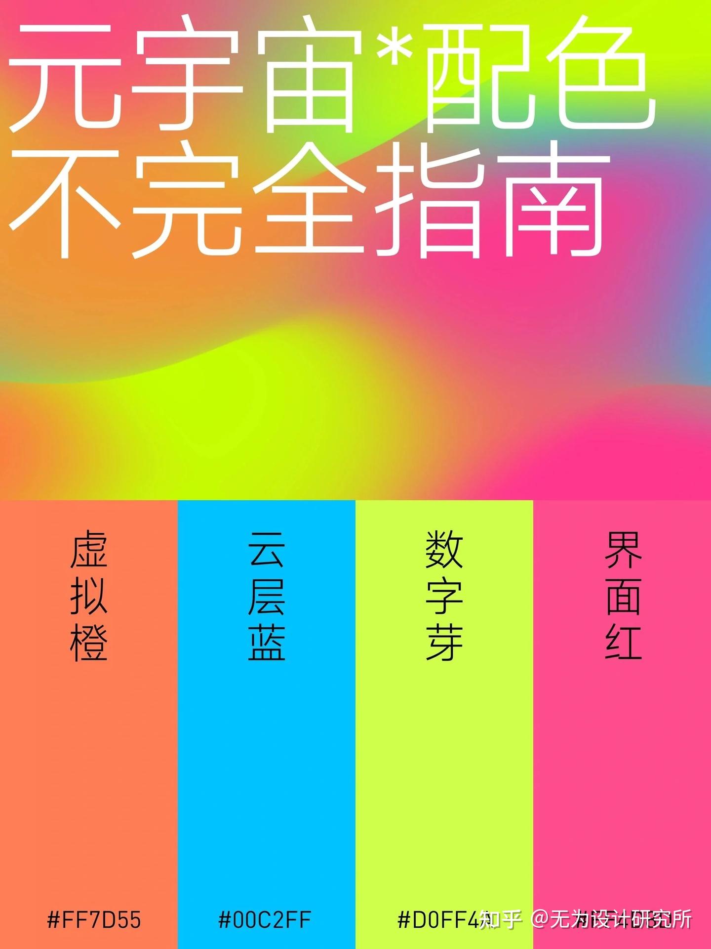 100%不撞色！10套永不重复的元宇宙配色方案！ - 知乎