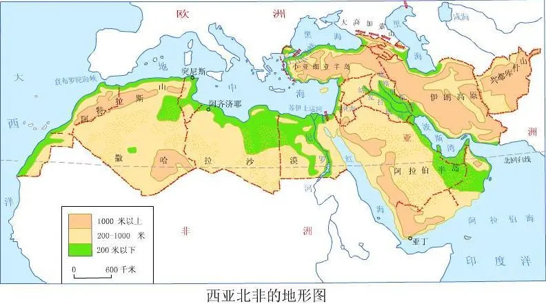 世界地理第二讲：世界主要地区——西亚和北非 知乎