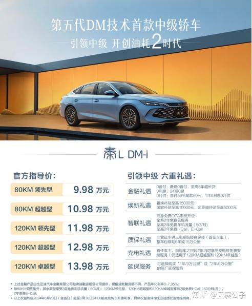 工业奇迹秦L DM-i震撼上市，百公里亏电油耗2.9L，综合续航超2100 - 知乎