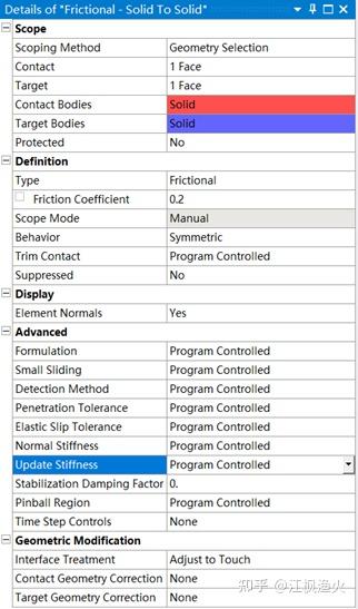浅谈ANSYS Workbench接触设置 - 知乎