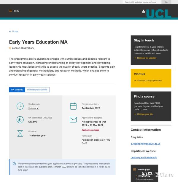 【UCL·OFFER解析】教育学 - 知乎