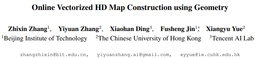 代码和模型权重完全开源！GeMap：从几何性质出发的在线高精地图构建方案 - 知乎