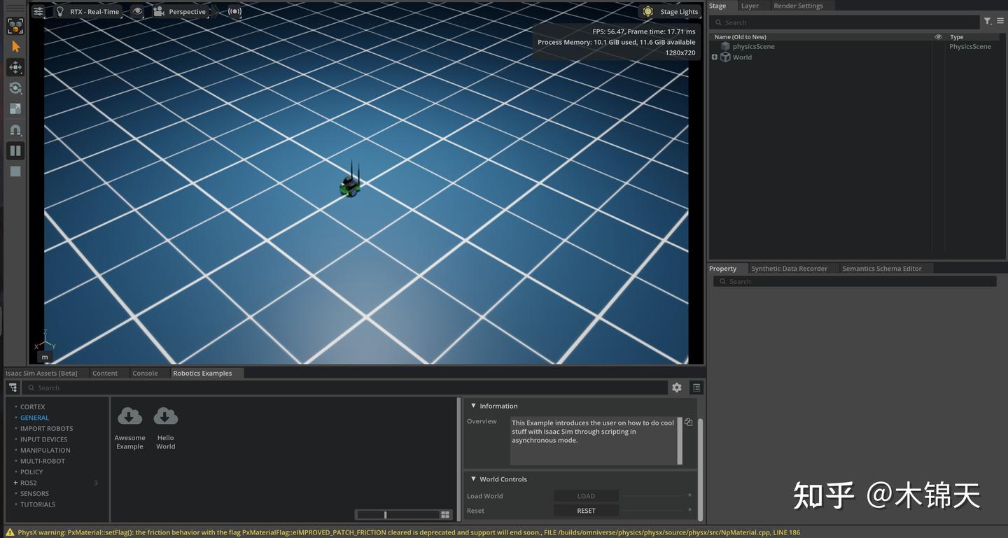 【isaac Sim 450】tools And Tutorials Python Scripting Core Api Tutorial Series Hello Robot 4553