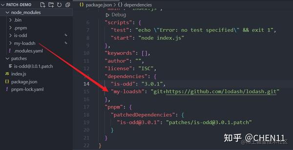 pnpm patch—优雅的修改第三方依赖 - 知乎