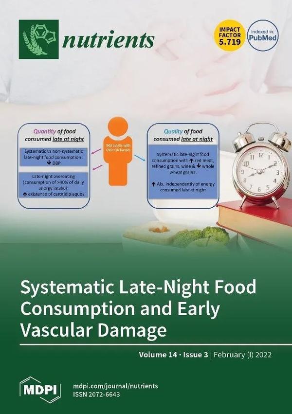 Nutrients：2022 年期刊精选封面文章 (一) | MDPI 编辑荐读 - 知乎