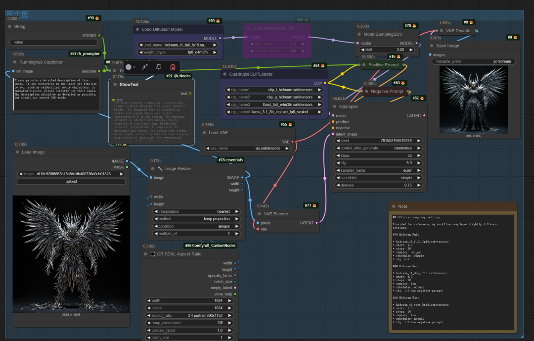 [ComfyUI]HiDream-I1：ComfyUI原生支持！GGUF低显存可体验，文生图与图生图一览 - 知乎