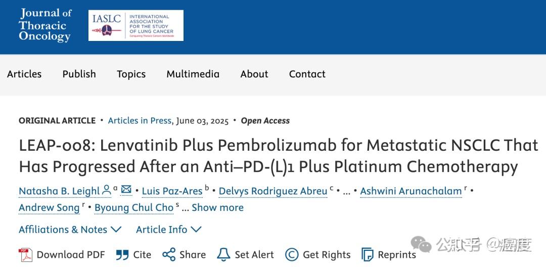 惜败，药王联姻失灵？帕博利珠单抗联合仑伐替尼在晚期肺癌中“折戟”！ - 知乎