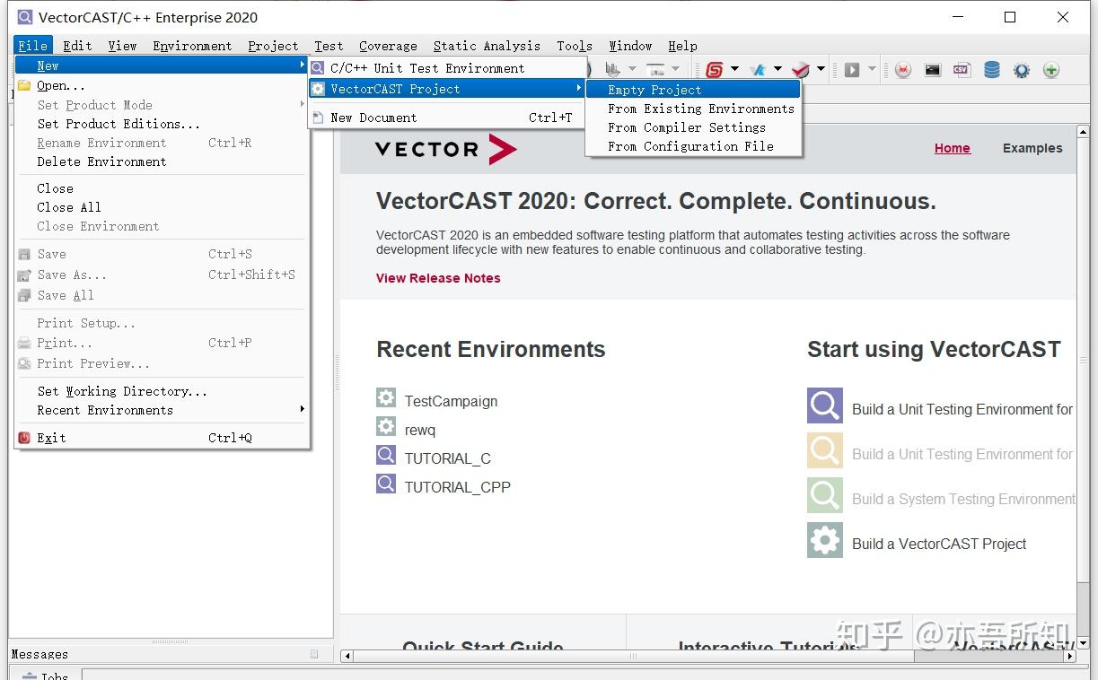 软件测试——VectorCAST工具入门5 - 知乎