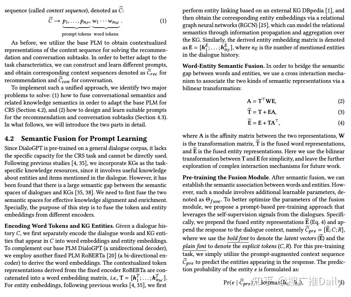 KDD2022｜UniCRS：通过知识增强的提示学习实现统一的对话式推荐 - 知乎