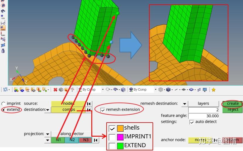 2D网格创建与编辑另辟蹊径——HyperMesh速通8 - 知乎
