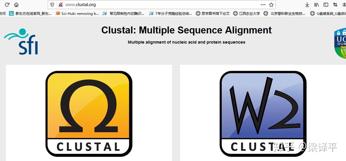 clustalX多序列比对 - 知乎