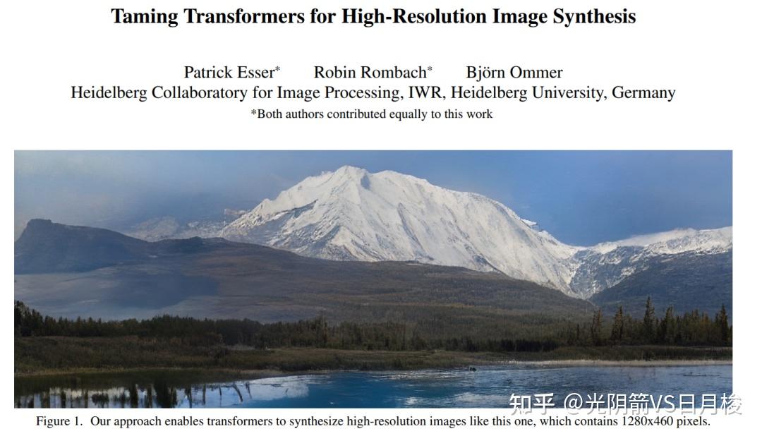 Taming Transformers for High-Resolution Image Synthesis 驯服 Transformers，实现高分辨率图像合成 - 知乎