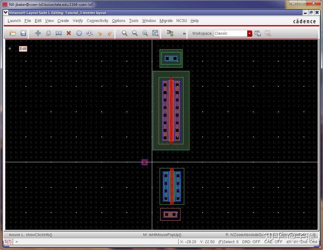 CMOS反相器的设计，布局和仿真（3） - 知乎