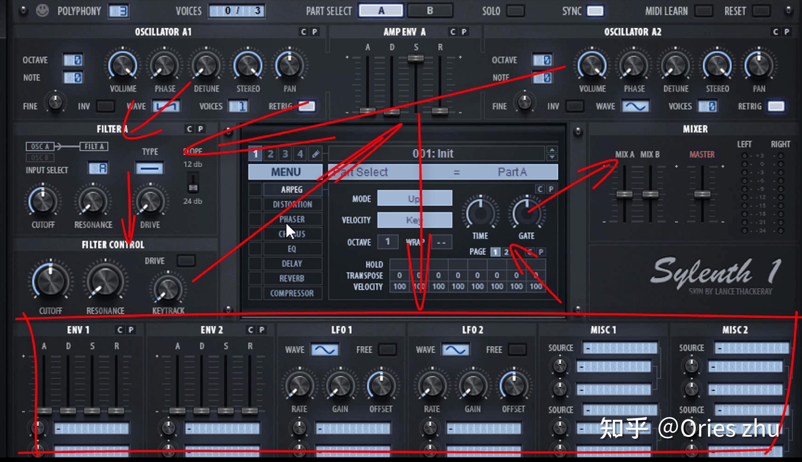 五 合成器之sylenth1篇 1 基础界面介绍 - 知乎