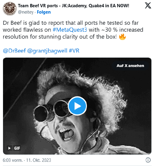 Team Beef：Quest 3 VR 移植版游戏画质将显著增强 - 知乎