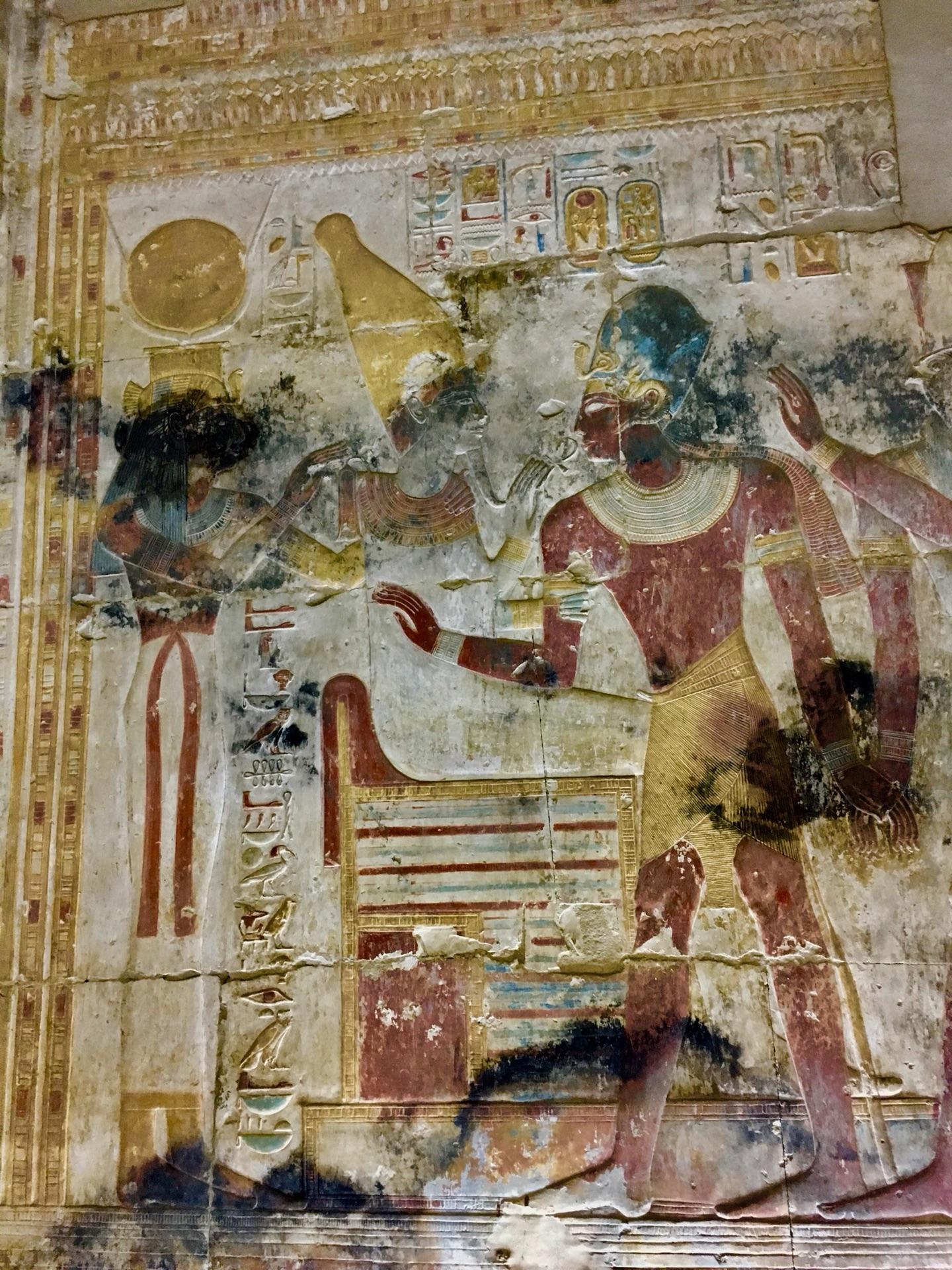埃及-阿拜多斯-塞提一世神庙：埃及最美壁画(下) 奥西里斯神明全家的三室一厅【400幅图】 - 知乎