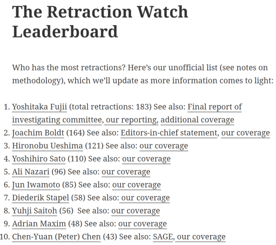 学术打假“双雄”：PubPeer和Retraction Watch，普通研究生举双手支持你们！ - 知乎