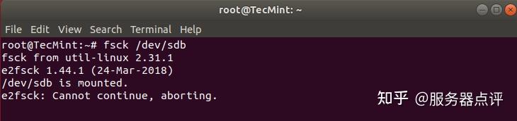 如何使用“fsck”修复Linux文件系统错误 - 知乎