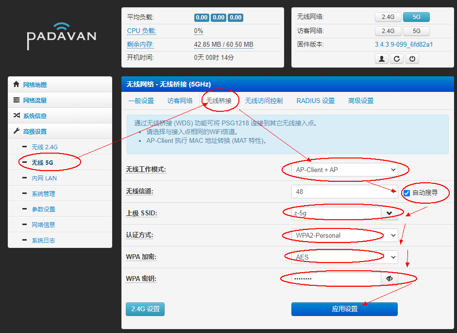 K2刷Padavan （潘多拉）无线桥接中继 - 知乎