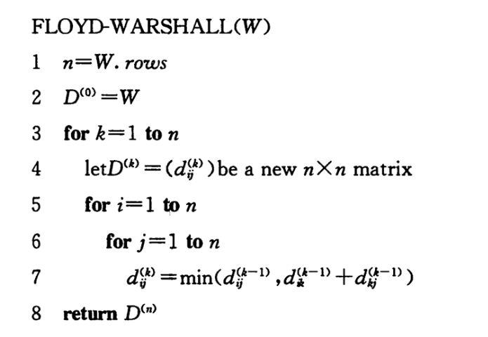 Floyd Warshall 算法 知乎