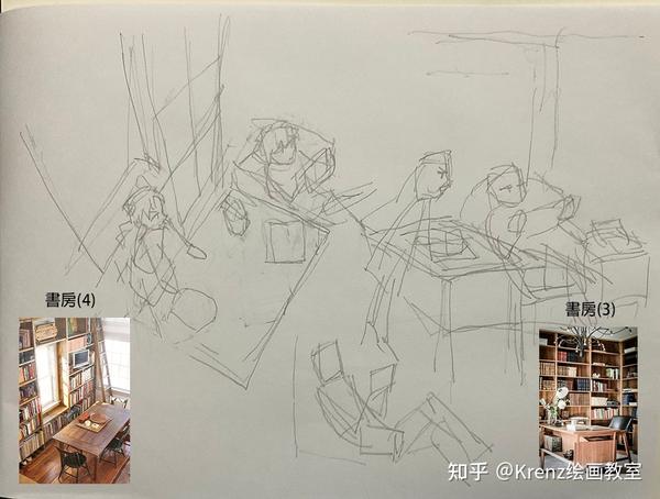 Krenz绘画教室【优秀作业心得】基础透视与结构-0113 - 知乎