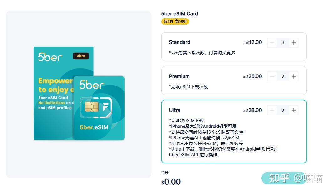 5ber.eSIM保姆级使用攻略分享（eSIM转实体SIM卡） - 知乎