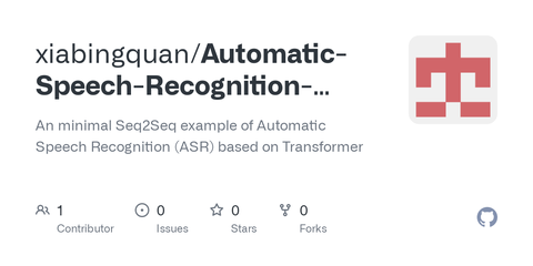 包教包会！从零实现基于Transformer的语音识别(ASR)模型😘 - 知乎