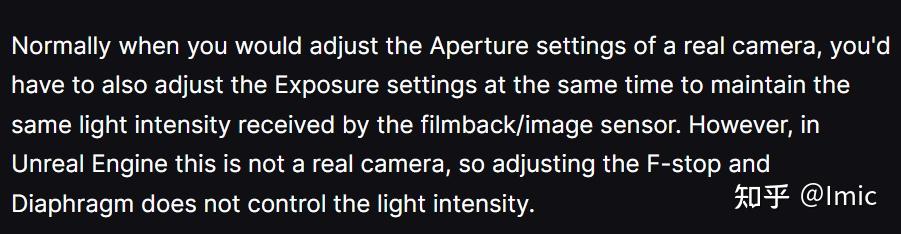 【UE5】摄影中常用概念在UE5中的理解 - 知乎