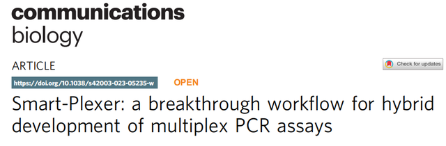 一种开发多重PCR的突破性工具！ Smart-Plexer - 知乎