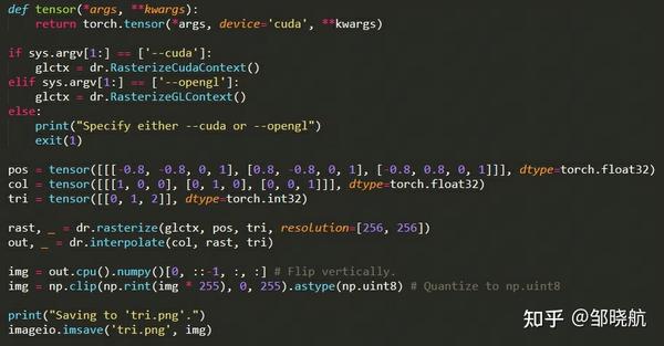 nvdiffrast笔记 - 知乎
