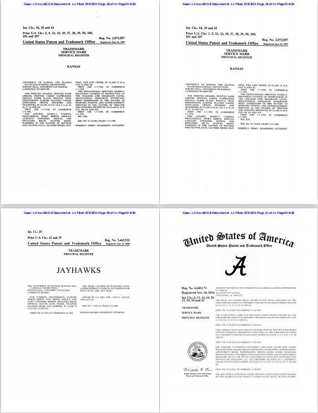 2024-cv-06219-Collegiate Licensing Company, LLC - 知乎