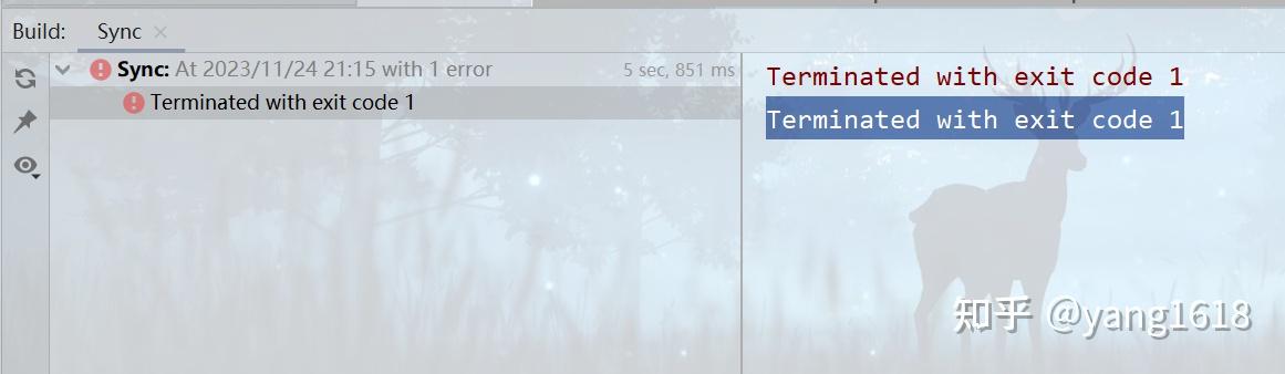Terminated with exit code 1 - 知乎