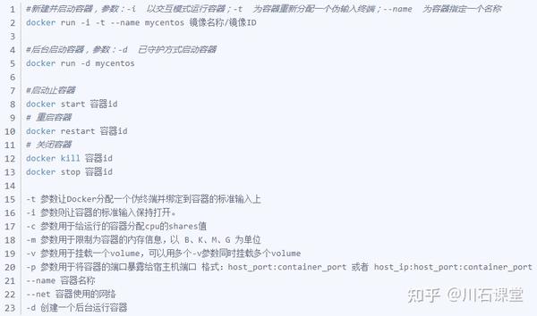 Docker 常用命令——容器命令 知乎